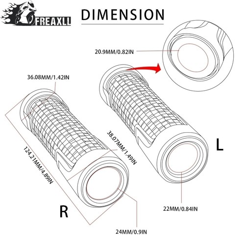 7/8'' Handle Bar Gel Hand Grips For Honda Rebel 300 Rebel 500 CMX300 ...