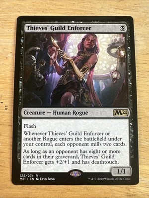 Thieves' Guild Enforcer MTG Magic the Gathering Card NM Mint Core Set ...