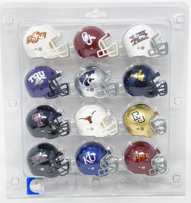 PAC 12 Conference Mini Helmet Set Of 12 Riddell 2” Pocket Size Helmet ...