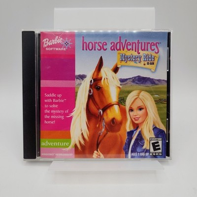 BARBIE HORSE ADVENTURES MYSTERY RIDE Video Game Windows CD-ROM 2003 ...