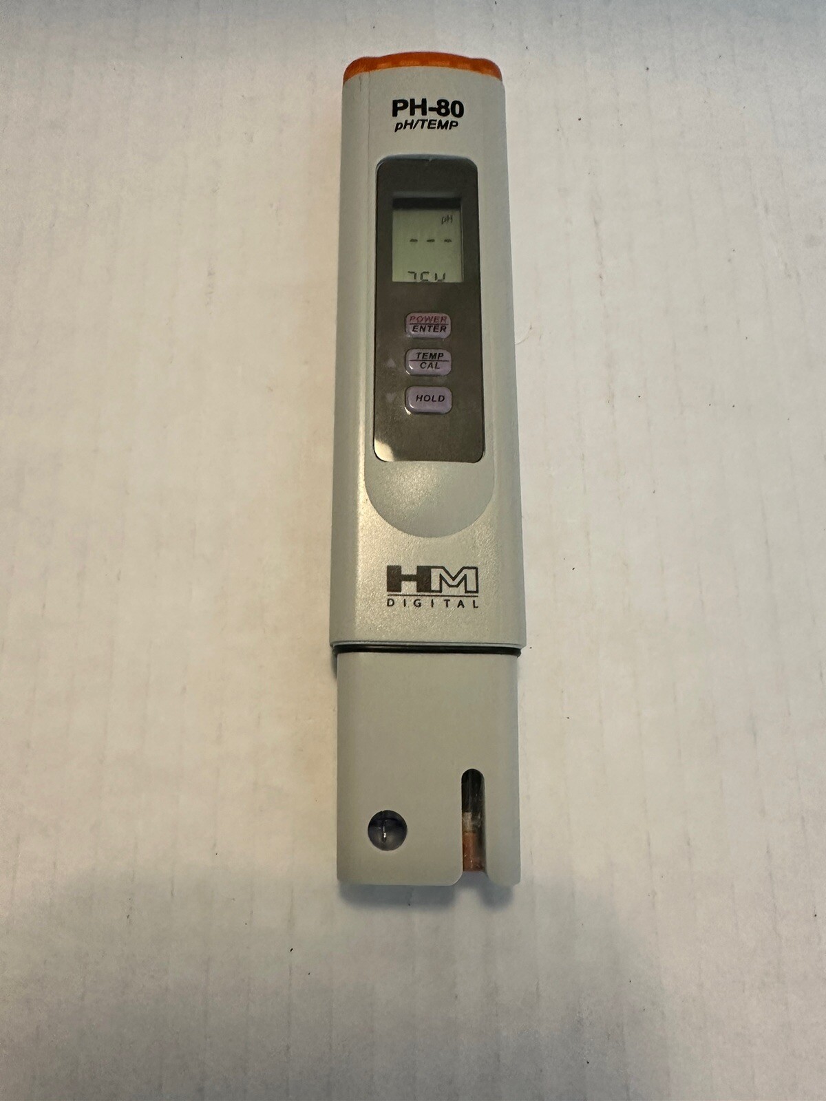 HM Digital PH-80 pH Meter/Temp.Waterproof Handheld Water Quality Tester ...