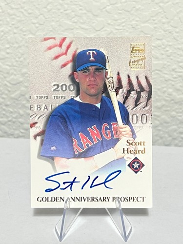 2001 Topps - Golden Anniversary Autographs Scott Heard #GAA-SH (AU) for ...