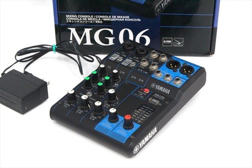 YAMAHA MG06 6 Channel Mixing Console 2 Mic 6 Line Inputs Mixer Effects | eBay