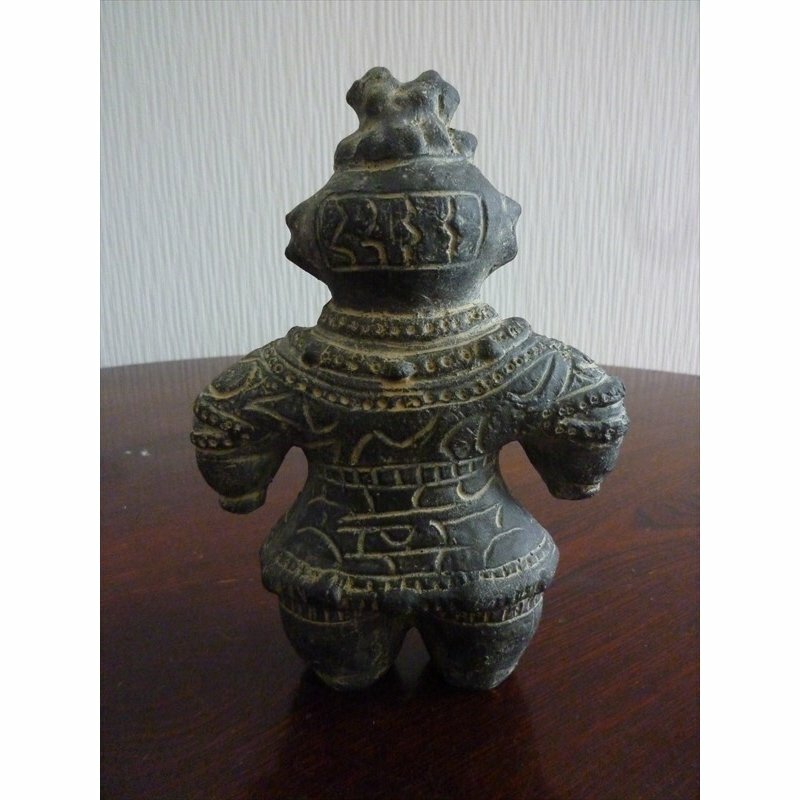 Replica Dogu Jomon Light shield earthen Haniwa Clay Statue 2 set Figure ...