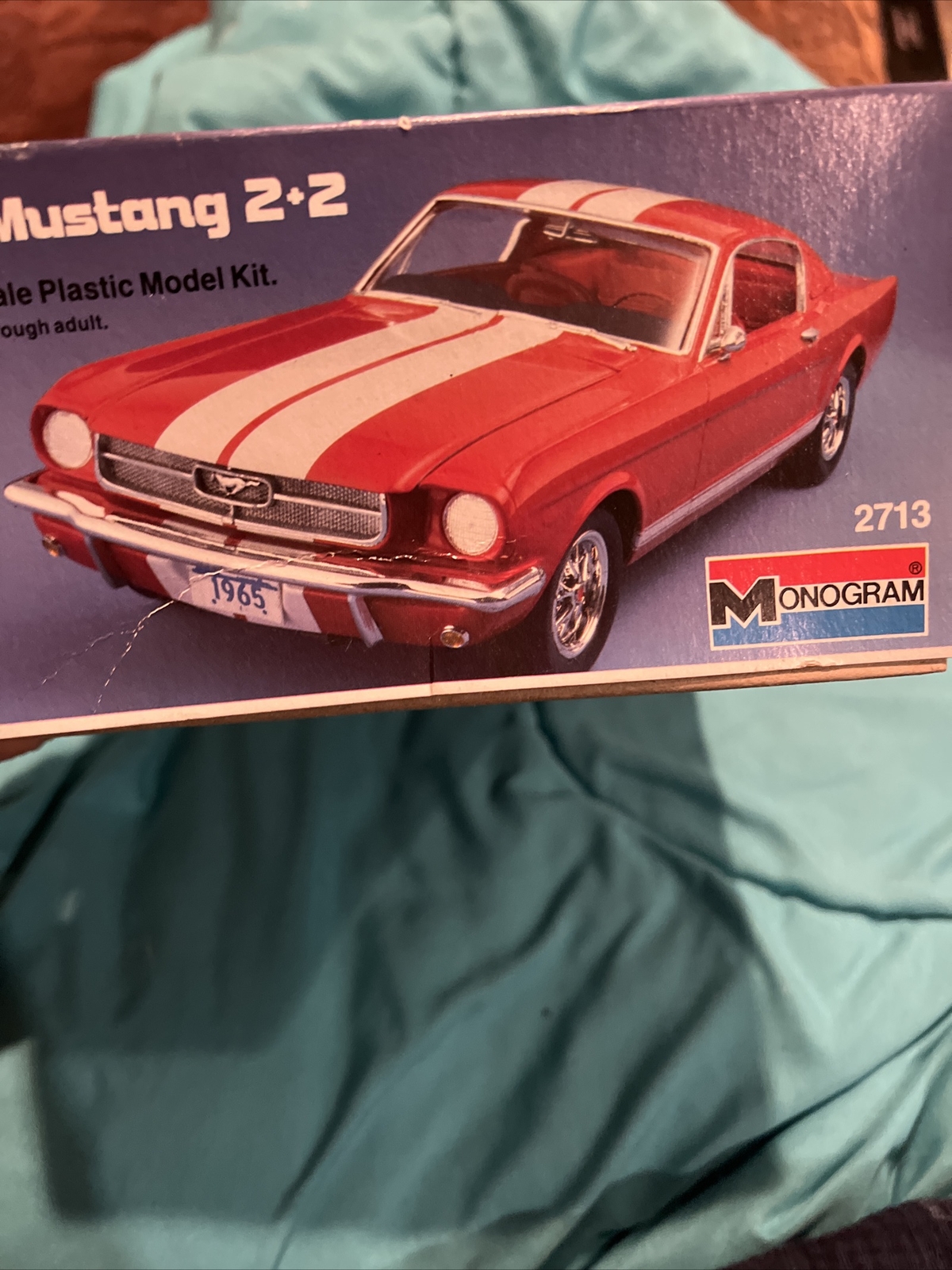 Vintage Monogram 65 Mustang 2 + 2 Model Kit #2713 | eBay