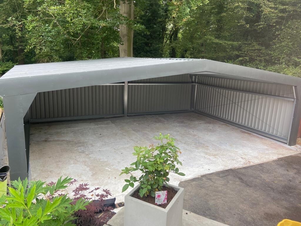 Steel Frame Building Kit: Cold Rolled Construction, Including Carport ...