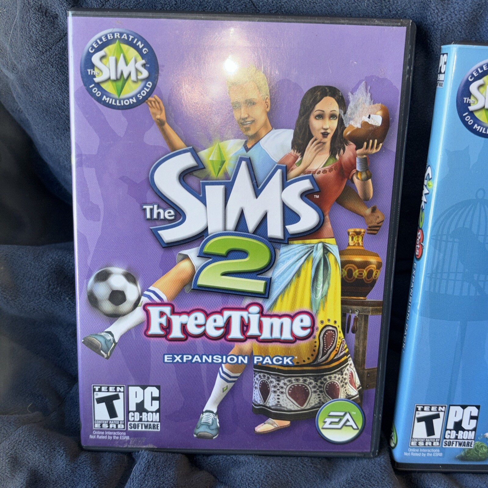 Lot of 2 The Sims 2 PC CD Collection Expansions Pets & FreeTime Both W ...