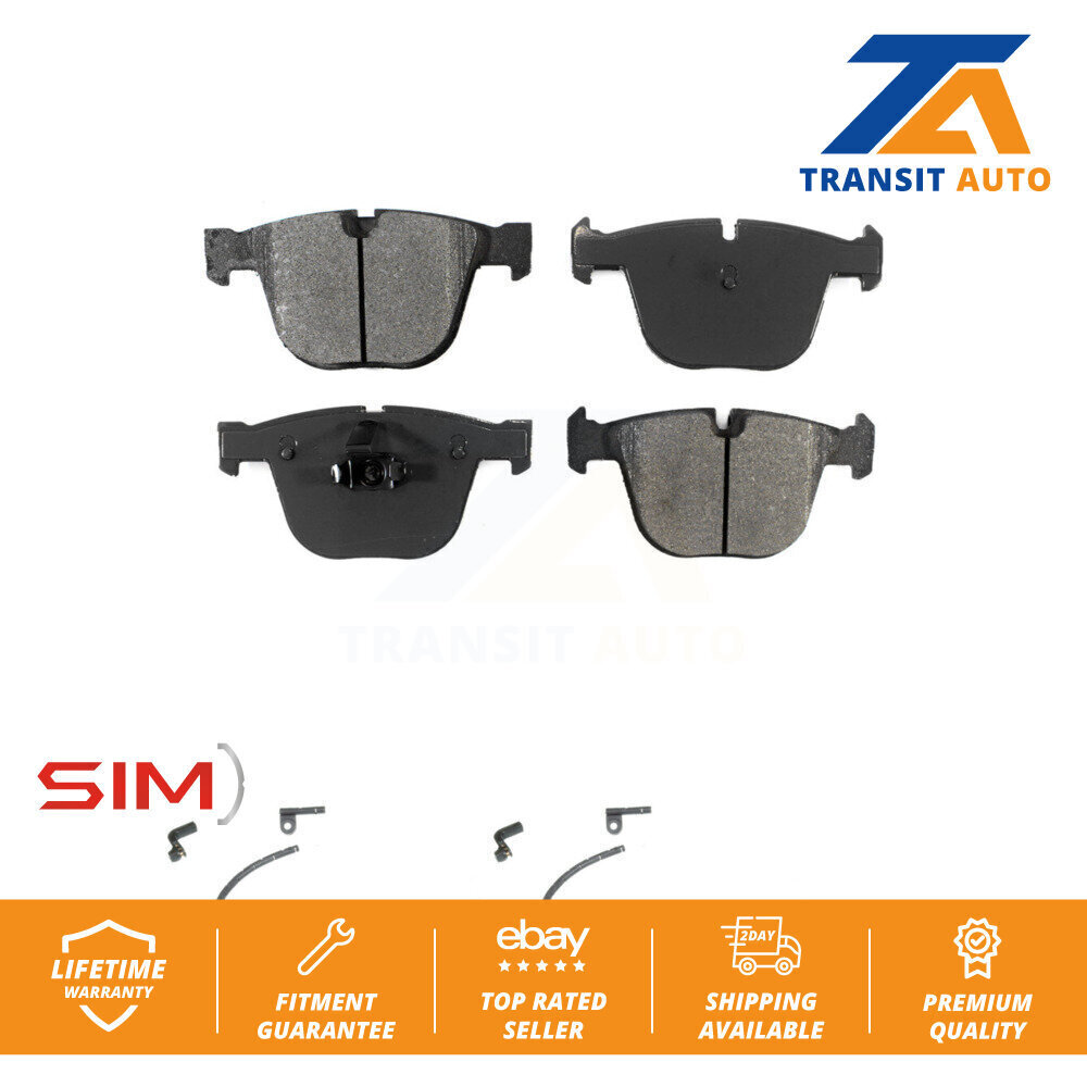 Rear Semi-Metallic Brake Pad Wear Sensor Kit For BMW 750Li 745Li 750i ...