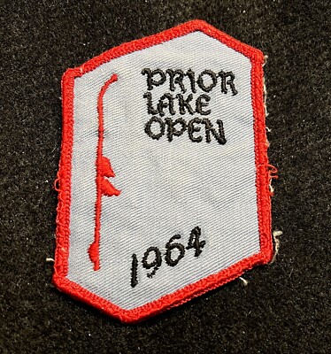 PRIOR LAKE OPEN 1964 Waterskiing Vintage Patch MINNESOTA Souvenir ...