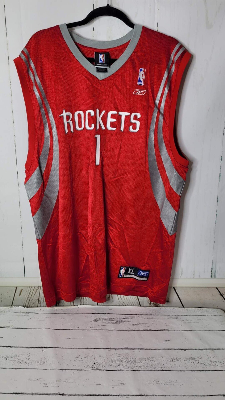 Tracy McGrady Houston Rockets NBA Basketball Jersey Adidas XL Red ...