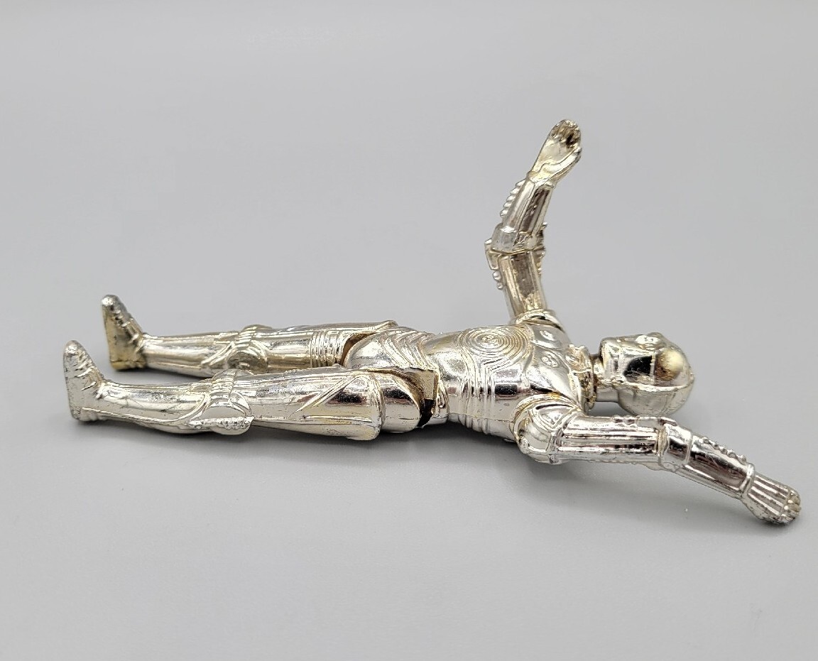 Vintage 1977 Star Wars C3P0 Action Figure Hong Kong GMFGI Figure 4 ...