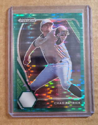 Chad Patrick 2021 Panini Prizm Draft Picks Green Pulsar Prizm #PDP107 ...