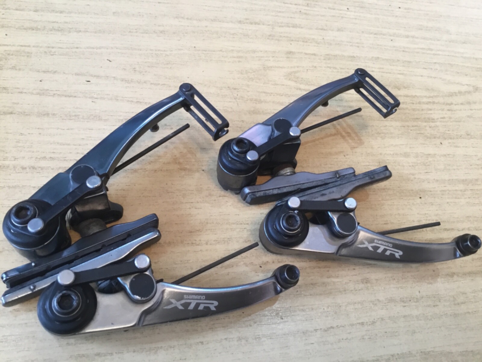 Shimano V Brake Calipers Choice Brakes Break Front Rear Mountain Bike ...
