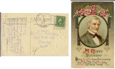 1914 Richards Iowa DPO 1900-58 Calhoun Co - violet cancel - nice Winsch ...