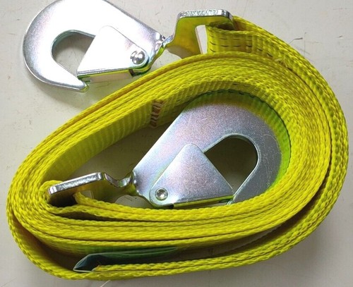 4x4 Recovery Towing Strap With SnapHooks 5T Hi Vis 1m To 30m Off Road ...