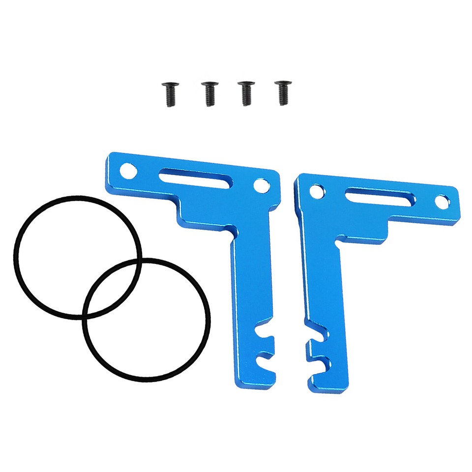 More Durable Aluminum Short Battery Holder Bracket Set For Tamiya TT02 ...