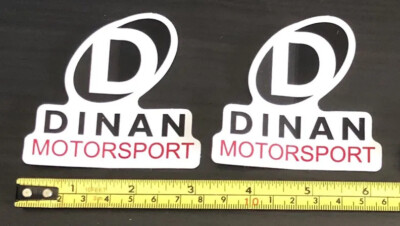 2 DINAN MOTORSPORTS DECALS STICKERS racing drags overland imsa offroad ...