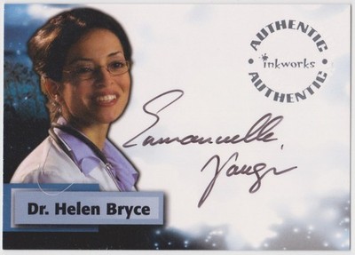 2003 SMALLVILLE SEASON 2 EMMANUELLE VAUGIER AS DR HELEN BRYCE AUTOGRAPH ...