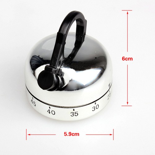Long Ring Bell Alarm Loud 60-Minute Kitchen Cooking Wind Up Timer Mechanical US | eBay