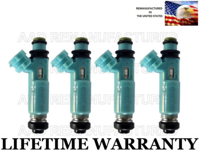 Genuine Denso Set Of 4 Fuel Injectors for 2000-2001 Toyota Camry Solara ...