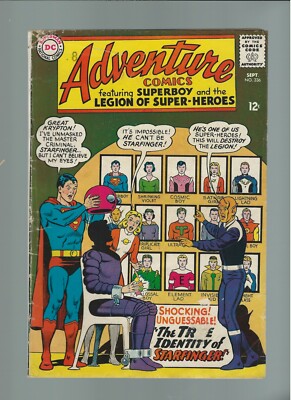 Adventure Comics #336 [DC,1965] VG+ 4.5 Superboy, Legion, 12 cent cover ...