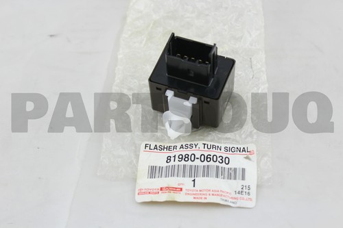 8198006030 Genuine Toyota FLASHER ASSY, TURN SIGNAL 81980-06030 | eBay