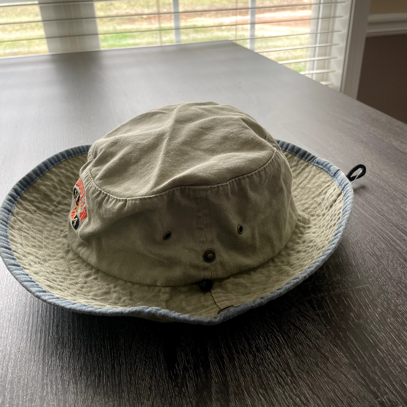 Destin 1984 Florida Beige Adjustable Bucket Hat - Gem