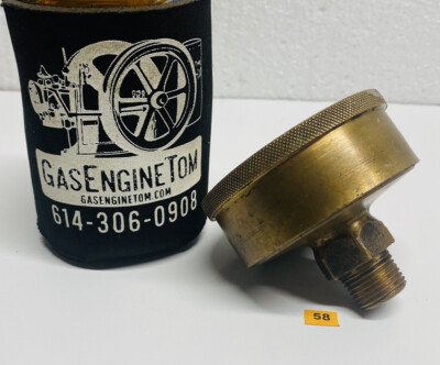 BRASS No. 3 Screw Top Grease Cup Lubricator Hit Miss Engine 1/2" NPT | eBay