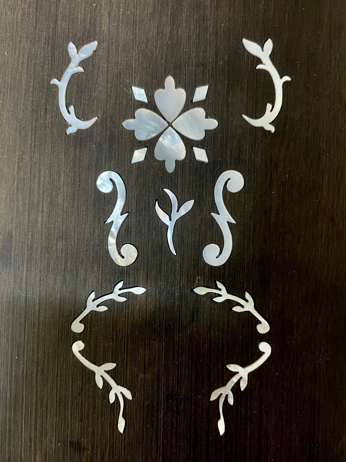 Banjo Inlay Hearts & Flowers Mother of Pearl USA MADE | eBay