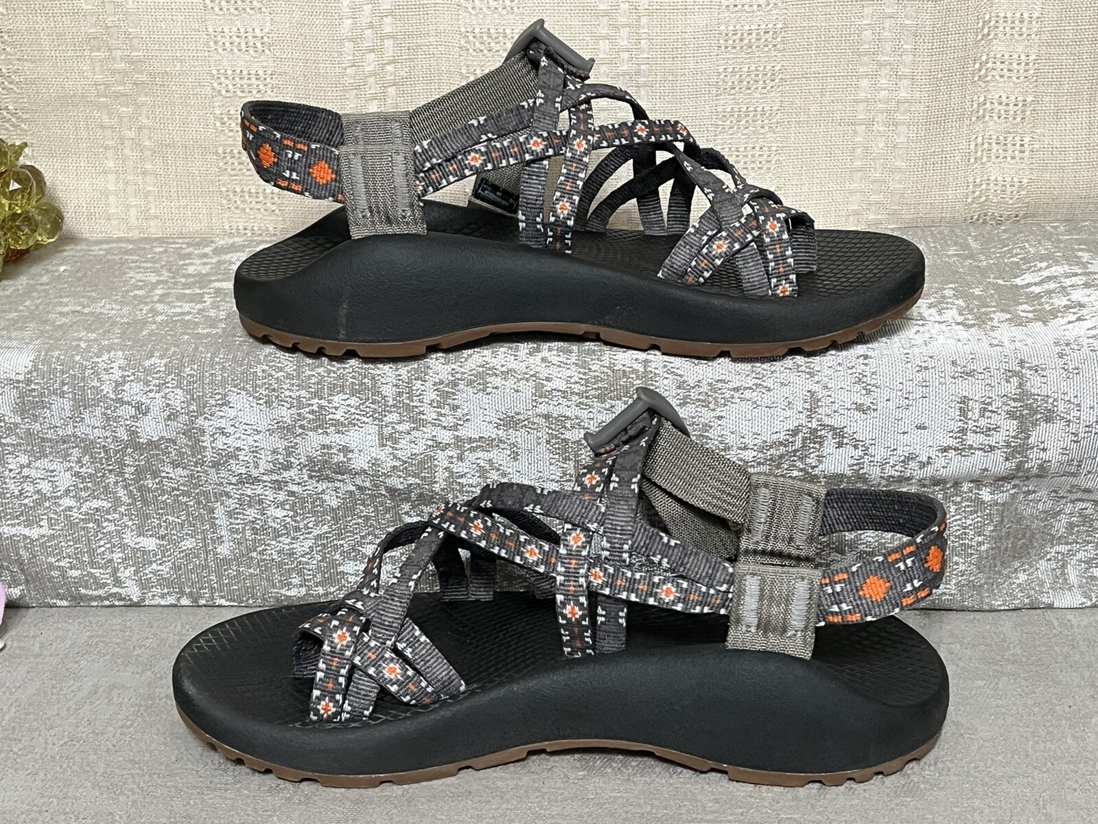 Chaco Women’s Z/Cloud X2 Comfort Hiking Sport Sandals US 6 Gray Red ...