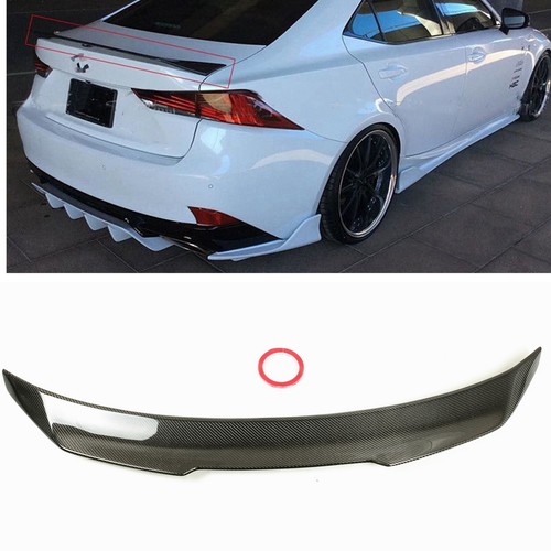 Rear Trunk Spoiler Roof Lip For Lexus IS300 IS350 2014-2020 Carbon ...