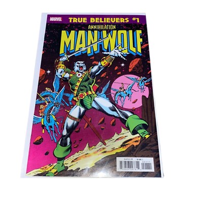 Comic True Believers No. 1 Annihiliation Man-Wolf Marvel Comic Book | eBay