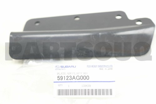59123AG000 Genuine Subaru PLATE AIR FLAP F RH 59123-AG000 | eBay