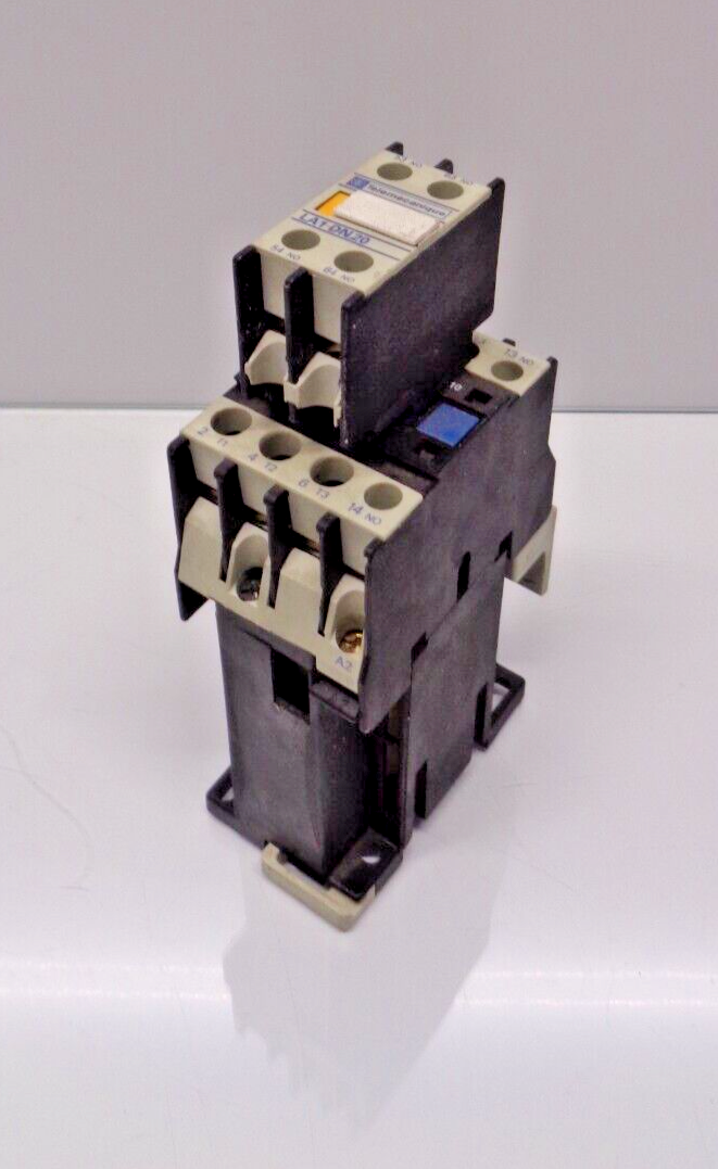 TELEMECANIQUE LP1 D18 10 24 VDC CONTACTOR W LA1DN20 CONTACT BLOCK | eBay