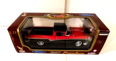 Road Legends 1:18 Scale Diecast 1957 Ford Ranchero Red & Black New in ...