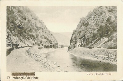 CI00690 romania valcea valea oltului valley olt river defile road ...
