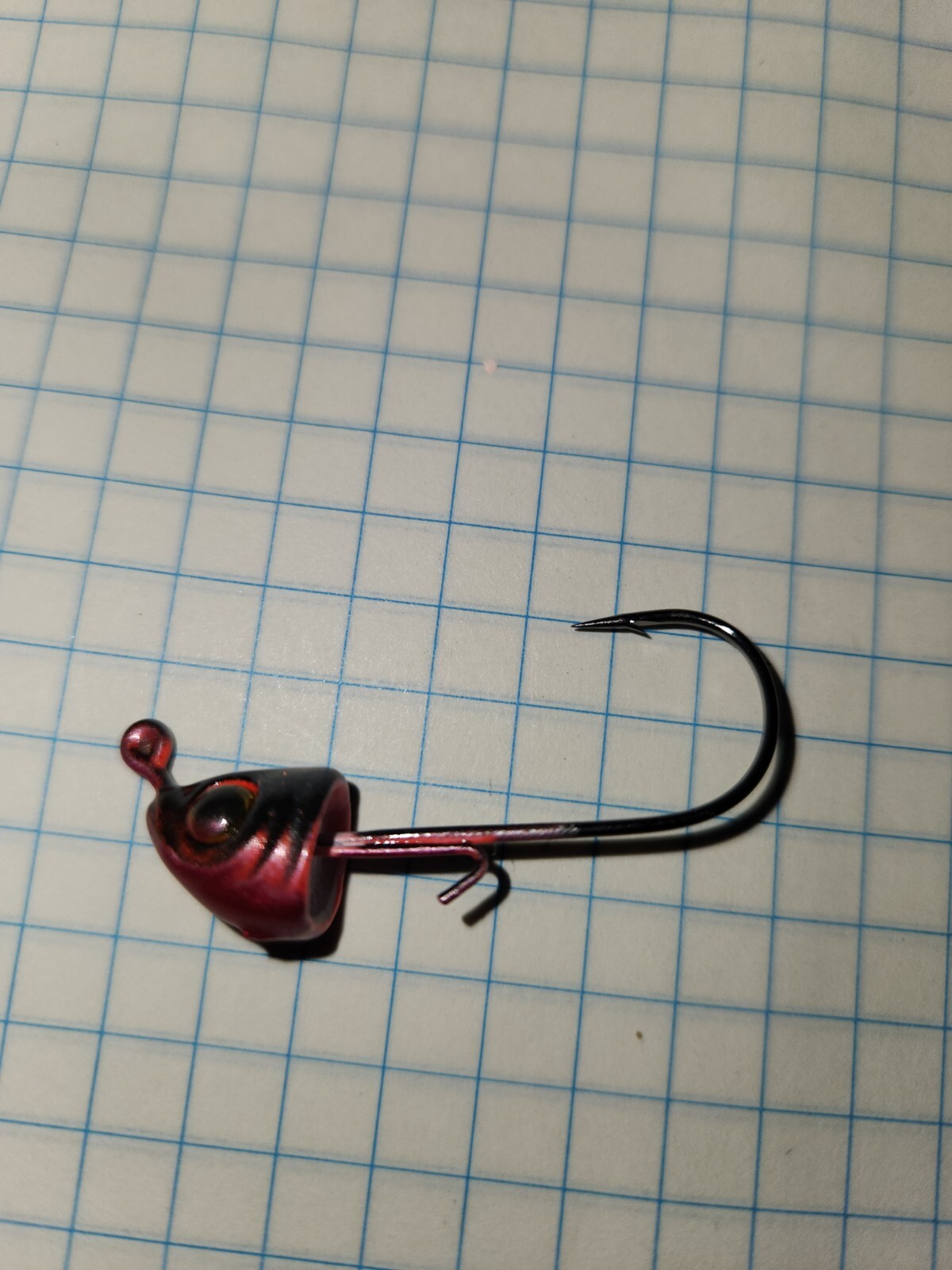 jigs 3 ct/ 3/16 oz Jig worm Red Shad | eBay
