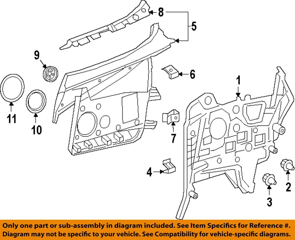 MERCEDES OEM 12-25 AMG GT 43 Interior Trim-Door Trim Panel Clip ...