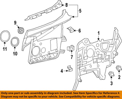 MERCEDES OEM 12-20 C300 Interior Trim-Door Trim Panel Clip Right ...