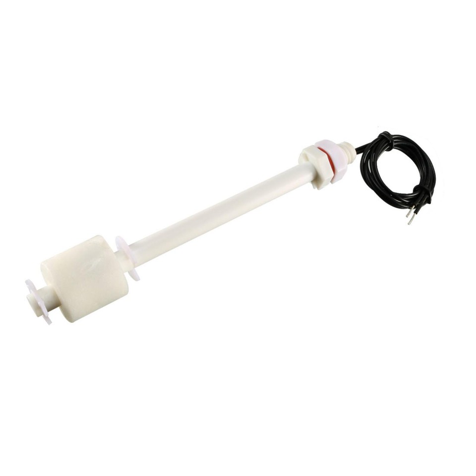 13.8" Vertical Mount Liquid Water Level Sensor White Plastic Float ...