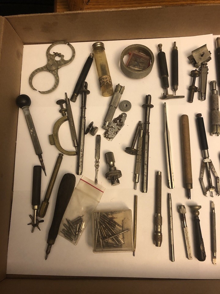 Antique/ Vintage Watch Repair Tools Lot | eBay