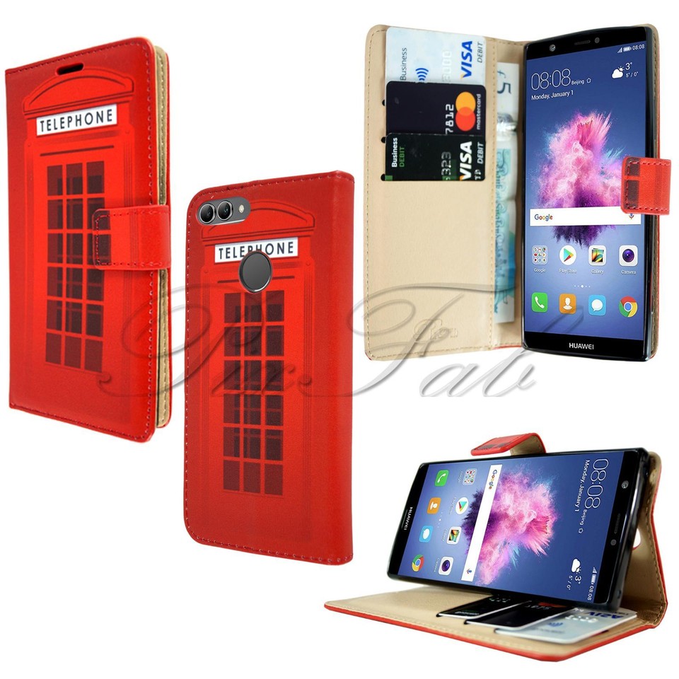 Case For Huawei P Smart 2019 & P Smart 2017 FIG-LX1 Leather Wallet ...