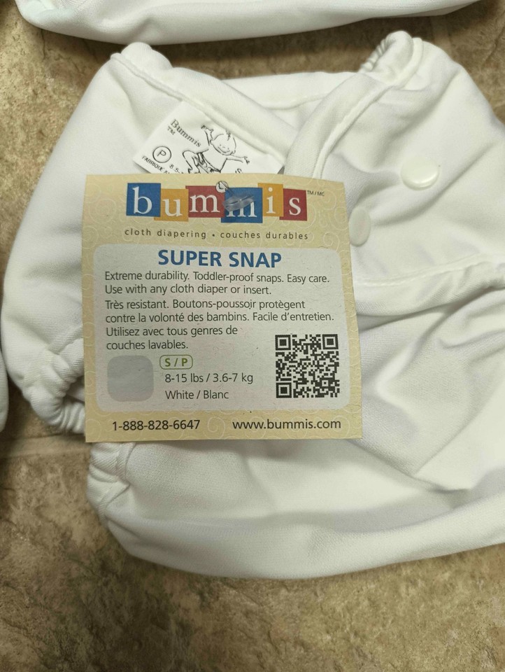 NEW UNUSED Cloth-eez Organic Prefold Diapers + Bummis Covers Lot ...
