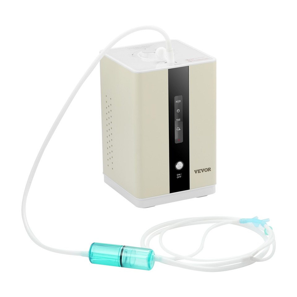 VEVOR Hydrogen Inhalation Machine 99.99% High Purity 225ml/min Portable ...
