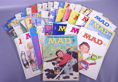 Lot (38) Vintage MAD Magazine Satire Issues Humor Collectible Classic Comedy | eBay