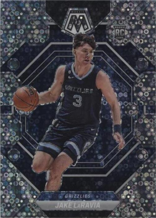 2022-23 Panini Mosaic - Rookies Jake LaRavia #204 Fast Break Silver ...