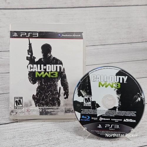 Call of Duty: Modern Warfare 3 (PS3, 2011) w/ Case, Cover & Disc ...