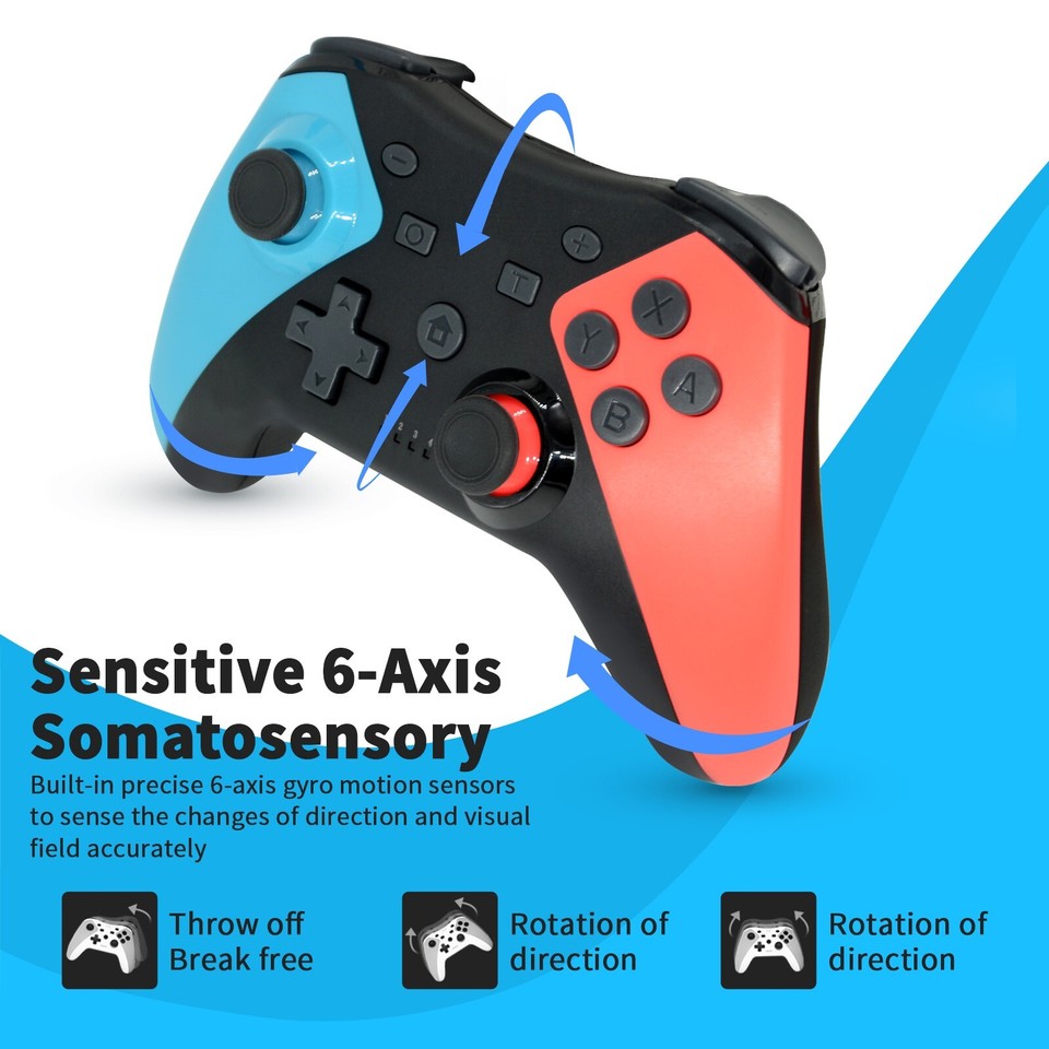 Pro Wireless Controller For Nintendo Switch OLED/LITE Controller ...