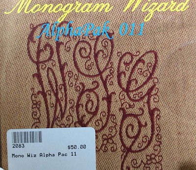 MONOGRAM WIZARD-ALPHA PAC #11 | eBay