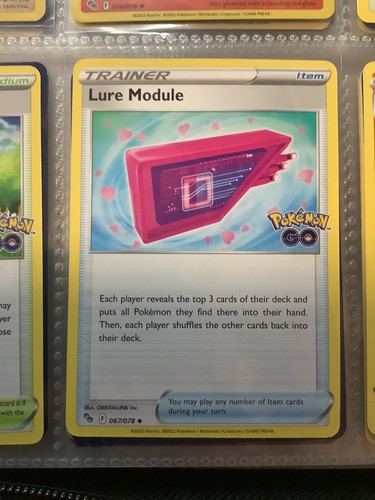 MINT/NM Lure Module 067/078 Pokemon Go Trainer | eBay